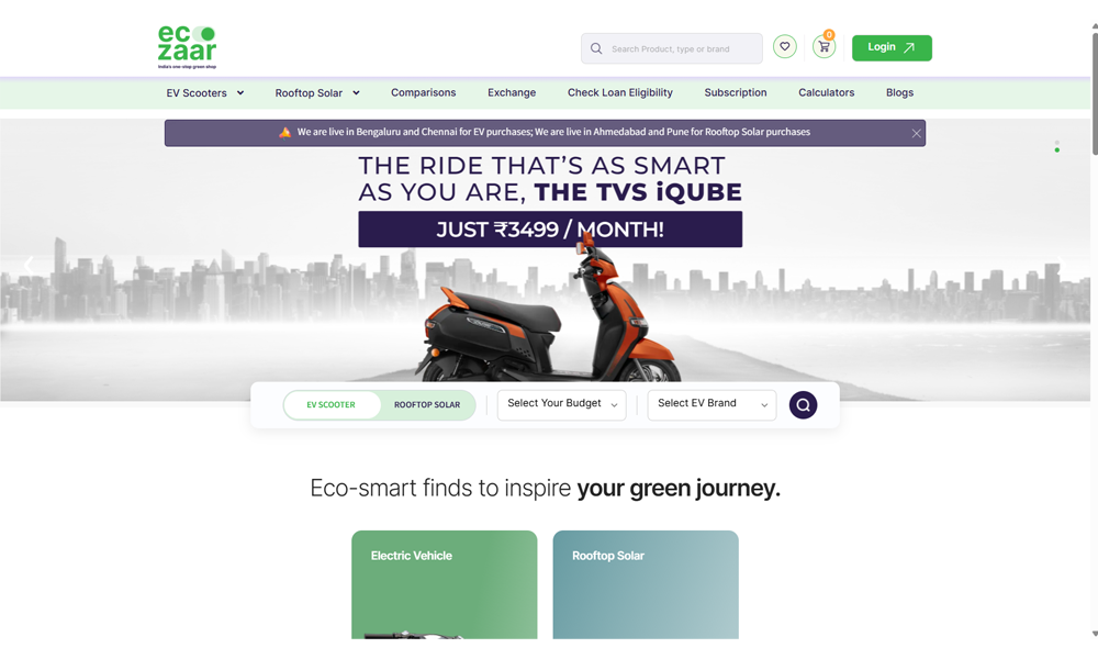 Ecozaar - India's First EV & Solar Marketplace